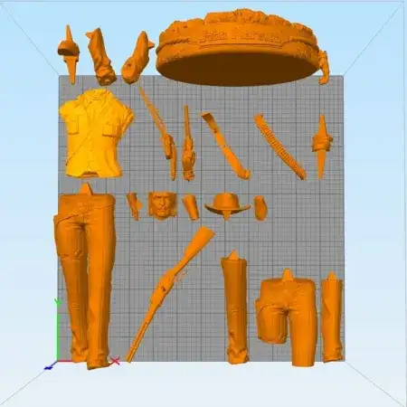 John Marston Red Dead Redemption - STL 3D print files