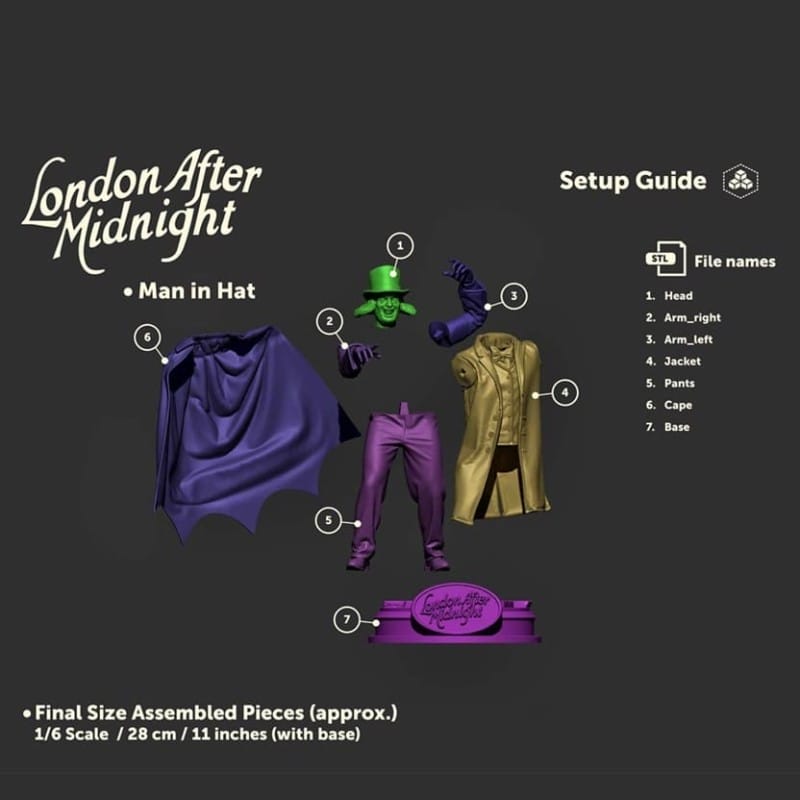 London After Midnight - STL 3D print files