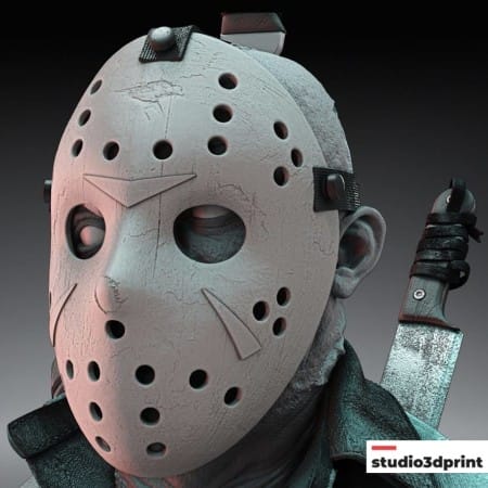 Jason Voorhees Bust Friday the 13th - STL 3D print files