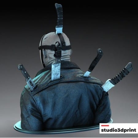 Jason Voorhees Bust Friday the 13th - STL 3D print files