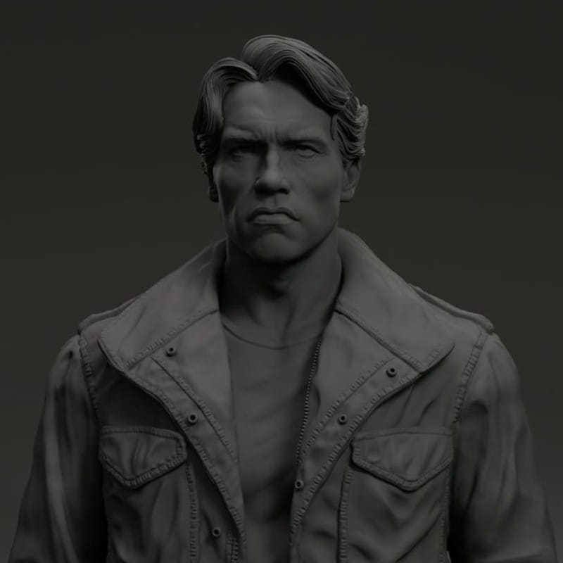 Arnold Schwarzenegger T-800 Terminator 1984 - STL 3D print files