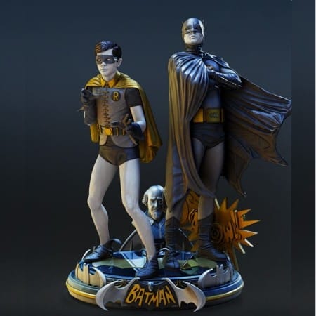 Batman and Robin Adam West Burt Ward - STL 3D print files