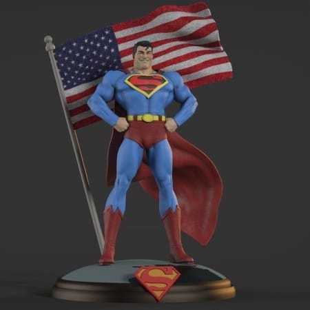 Superman Smille - STL 3D print files
