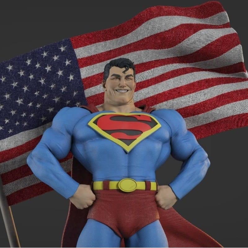 Superman Smille - STL 3D print files