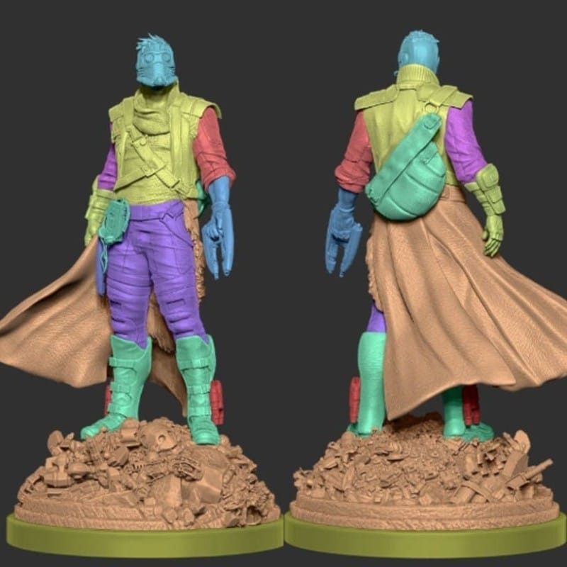 Star Lord Peter Quill - STL Files for 3D Print