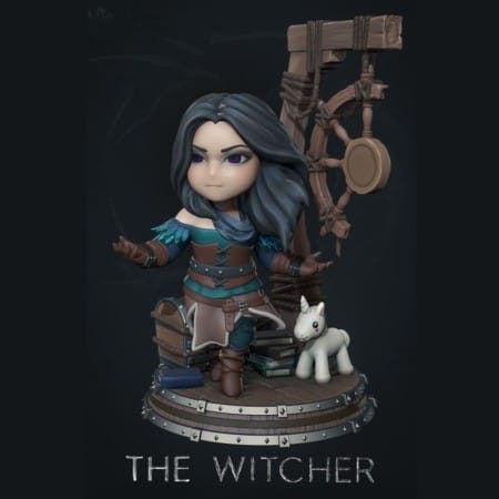 The Witcher Chibi Pack - STL 3D print files