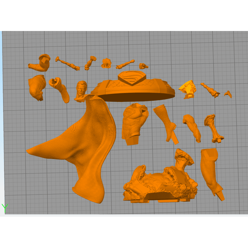 Superman - STL 3D print files