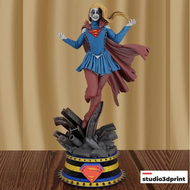 Supergirl Infected Stl 3d Print Files