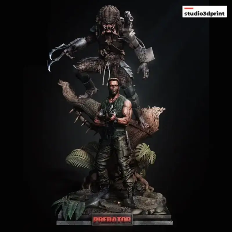 Predator 1987 Diorama - STL 3D print files