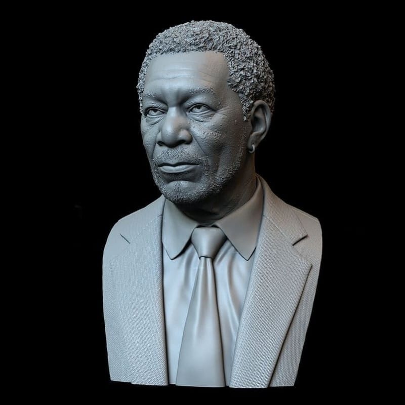 Morgan Freeman Bust - STL 3D print files