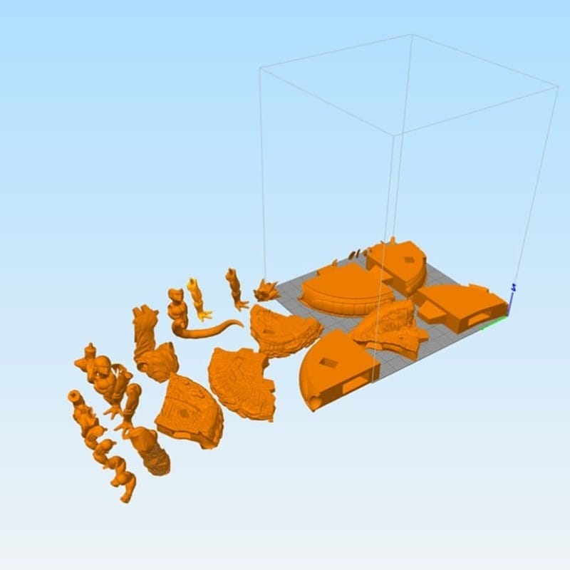 Son Goku and Frieza - STL 3D print files