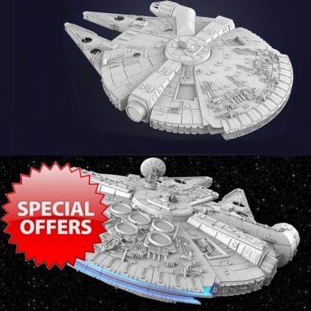 Millennium Falcon Full Pack - STL 3D print files