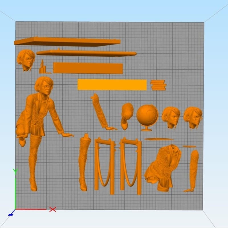 Nicole Kidman Teacher - STL 3D print files
