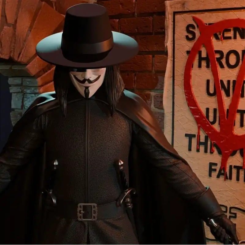 V for Vendetta - STL 3D print files