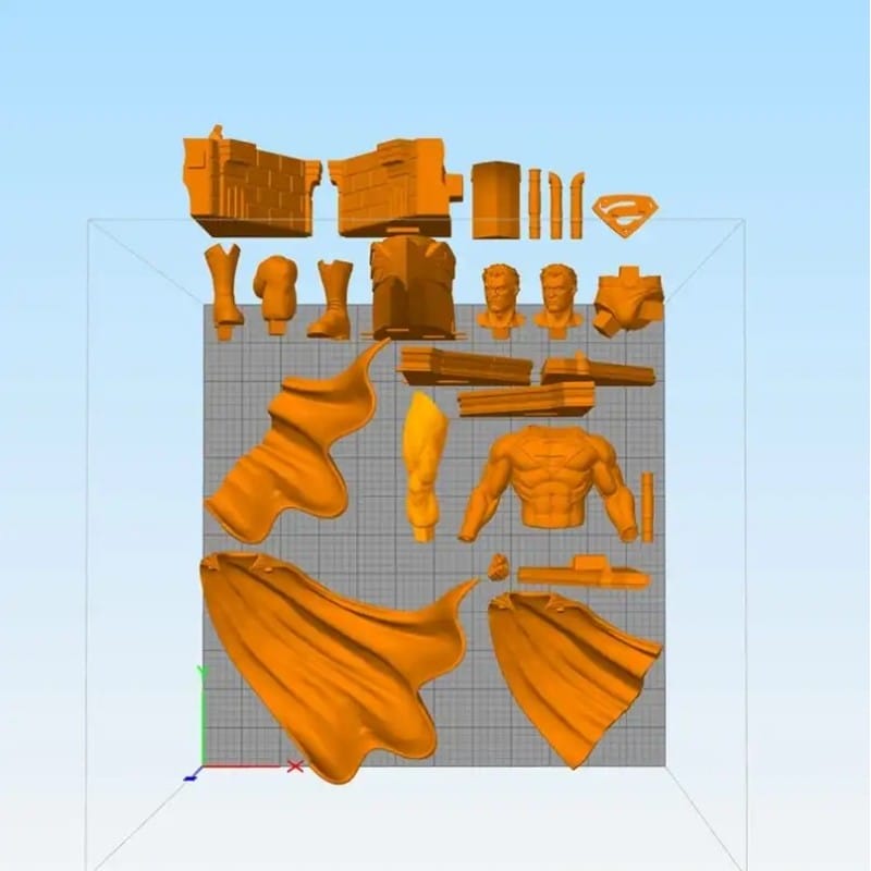 Superman - STL 3D print files