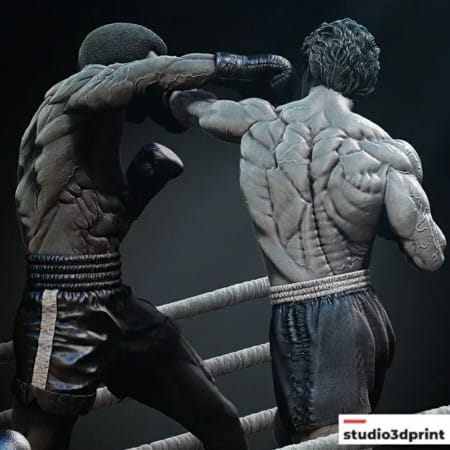 Rocky and Apollo Diorama - STL 3D print files