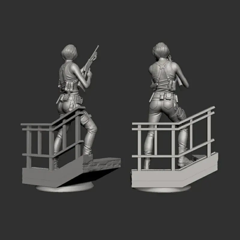 Jill Valentine Resident Evil - STL Files for 3D Print