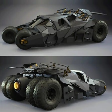 Batmobile The Tumbler Batman Dark Knight - STL 3D print files