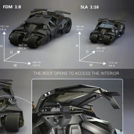 Batmobile The Tumbler Batman Dark Knight - STL 3D print files