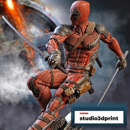 Deadpool & Wolverine Deadpool 3 - STL 3D print files