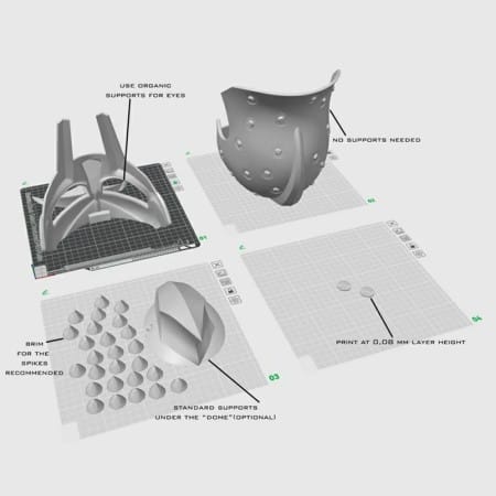 Maximus Gladiator helmet - STL 3D print files