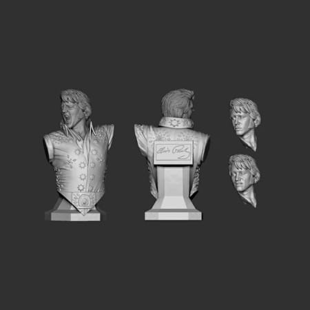 Elvis Presley - STL 3D print files