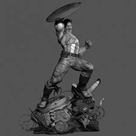 Captain America - STL 3D print files