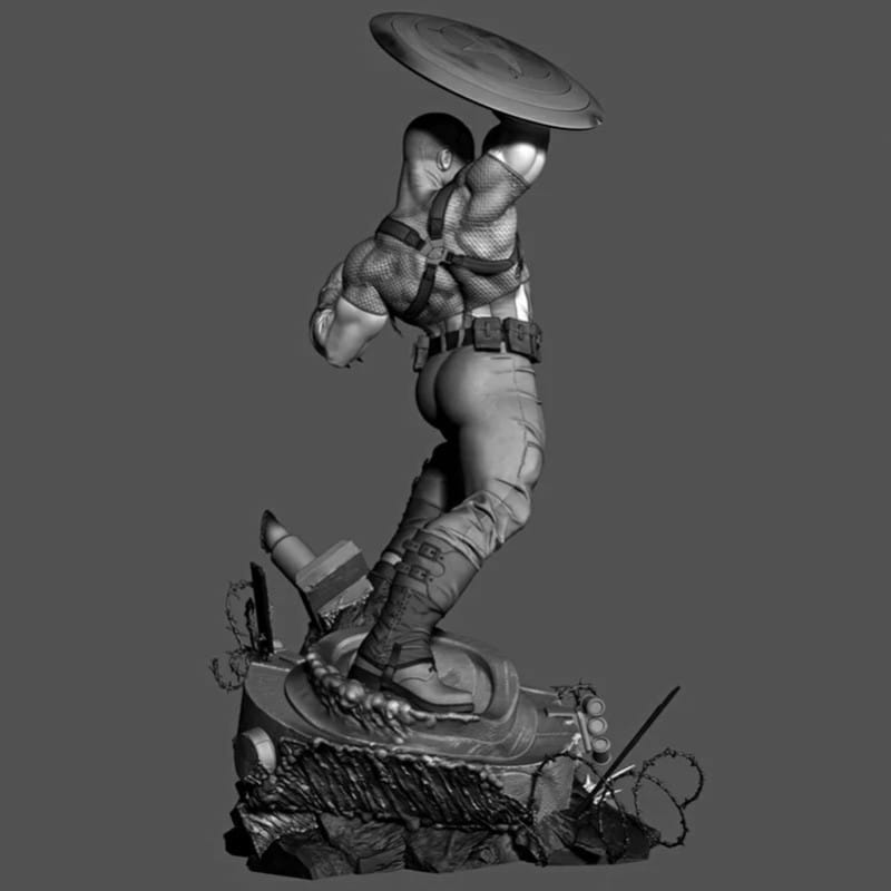 Capitan America - STL 3D print files