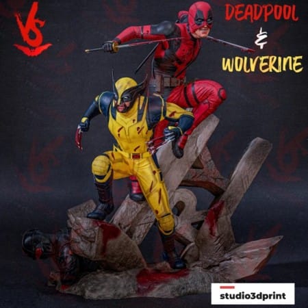 Deadpool and Wolverine - STL 3D print files
