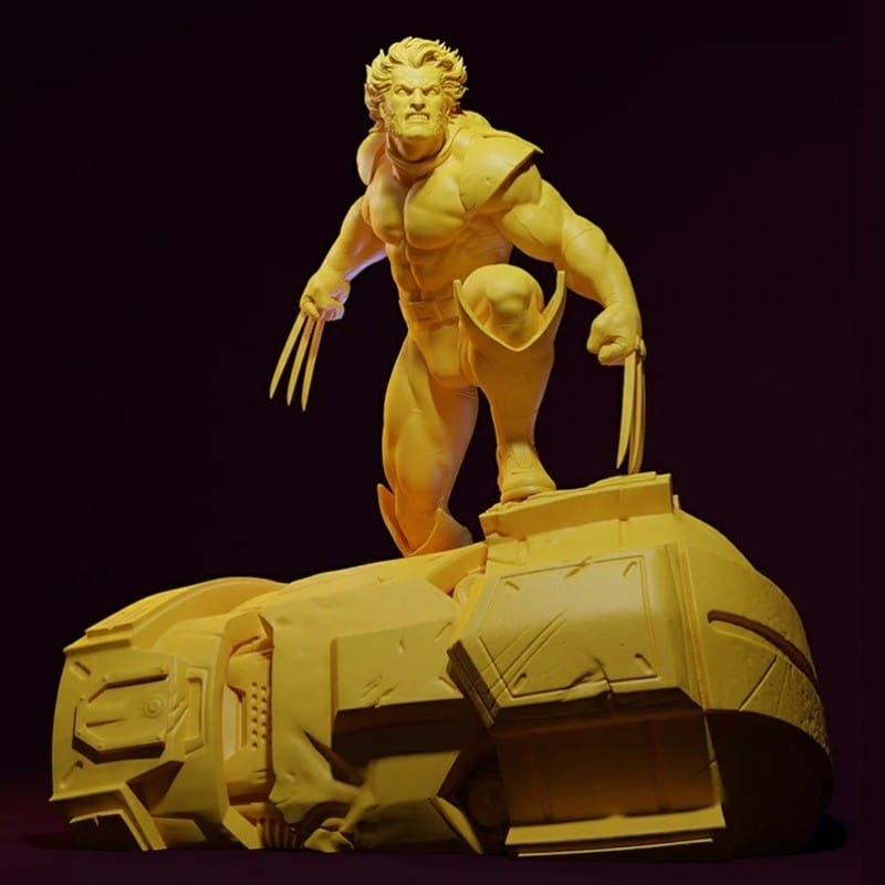 Wolverine vs Sentinel - STL 3D print files