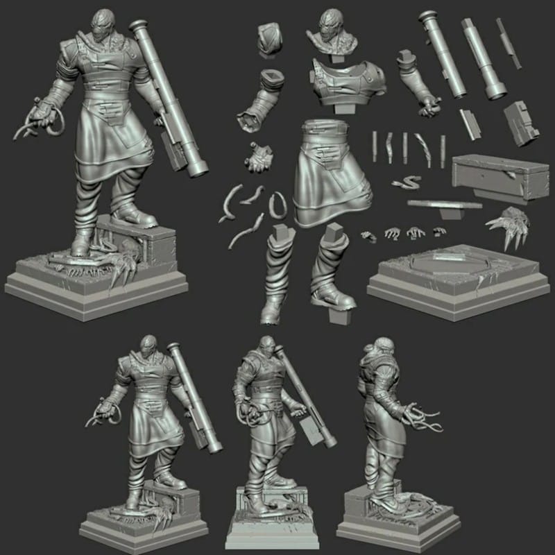 Nemesis Resident Evil 3 - STL 3D print files
