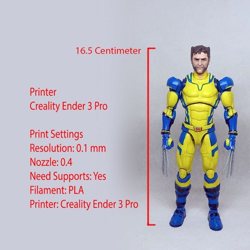 Deadpool and Wolverine Figure Action - STL 3D print files