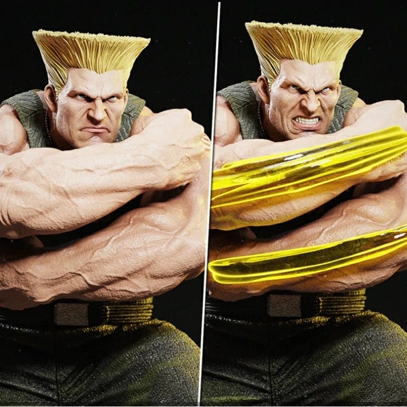 Guile Street Fighter - STL 3D print files