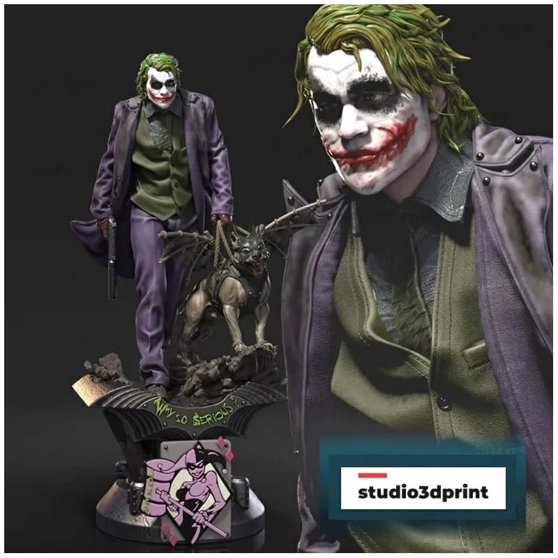 Heath Ledger Joker - STL 3D print files