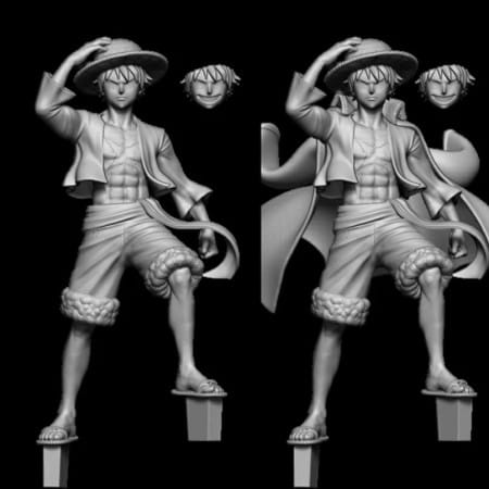Luffy Legend One Piece - STL 3D print files