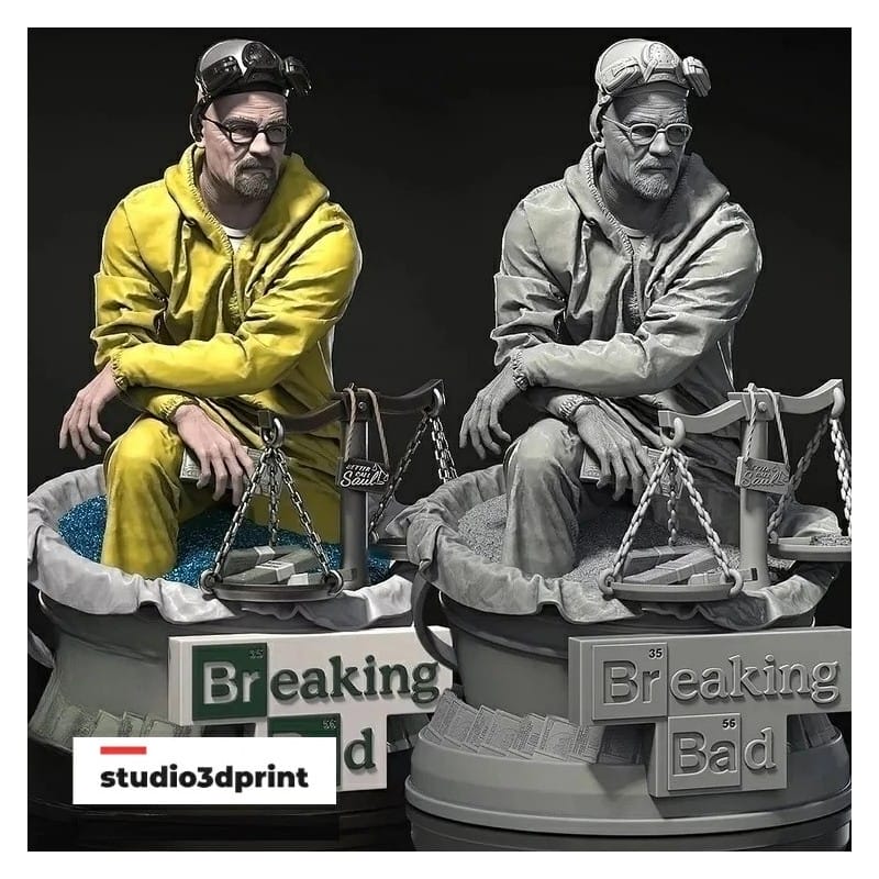 Walter White Breaking Bad - STL 3D print files