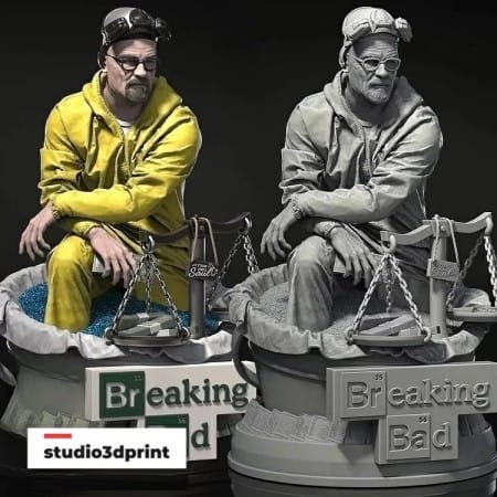 Walter White Breaking Bad - STL 3D print files