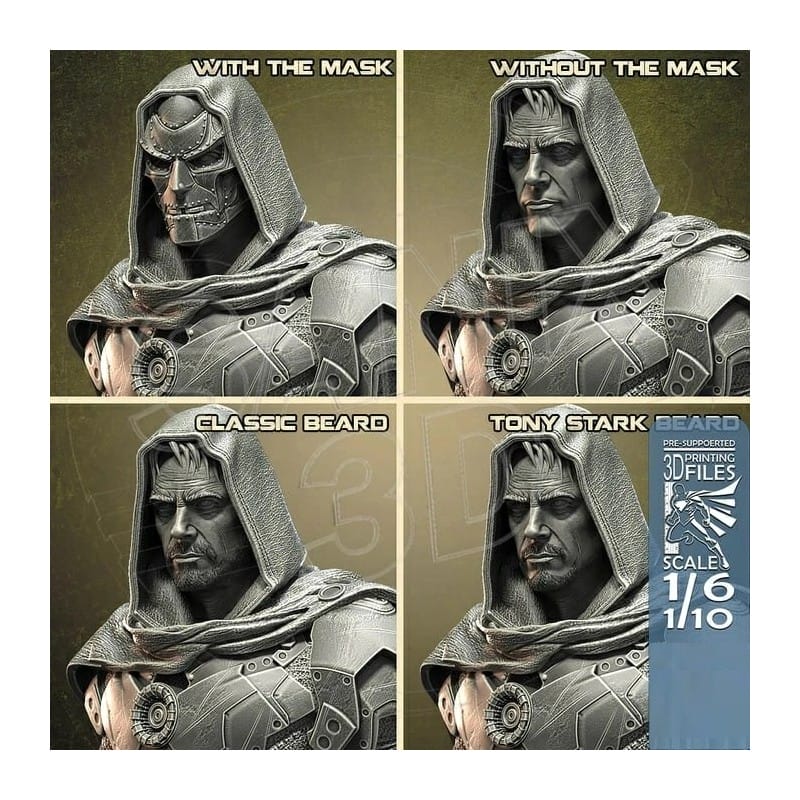 Iron Doom Dr. Doom - STL 3D print files