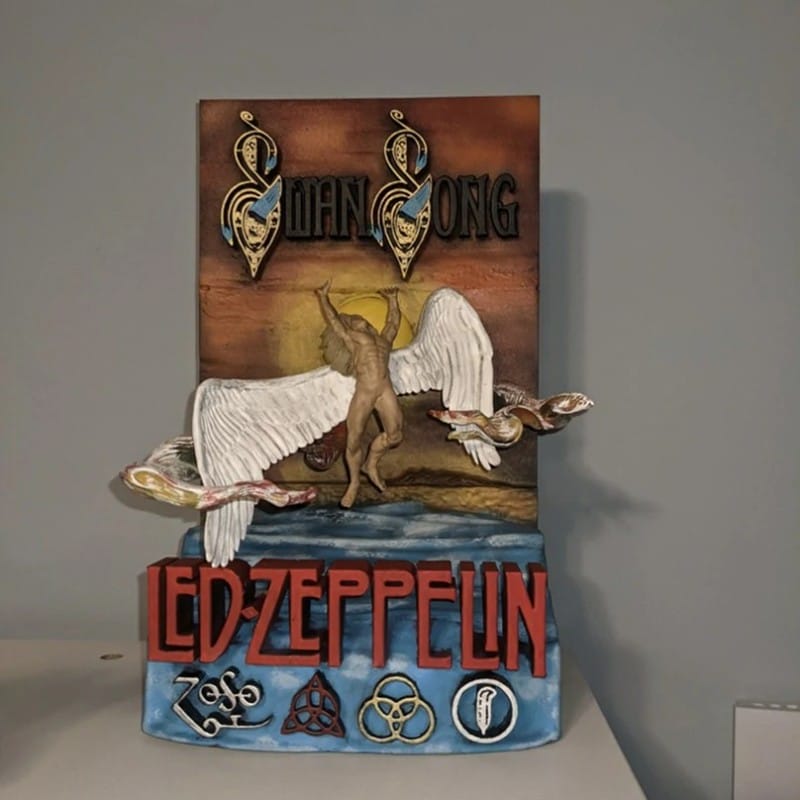 Led Zeppelin Swan Song - STL 3D print files