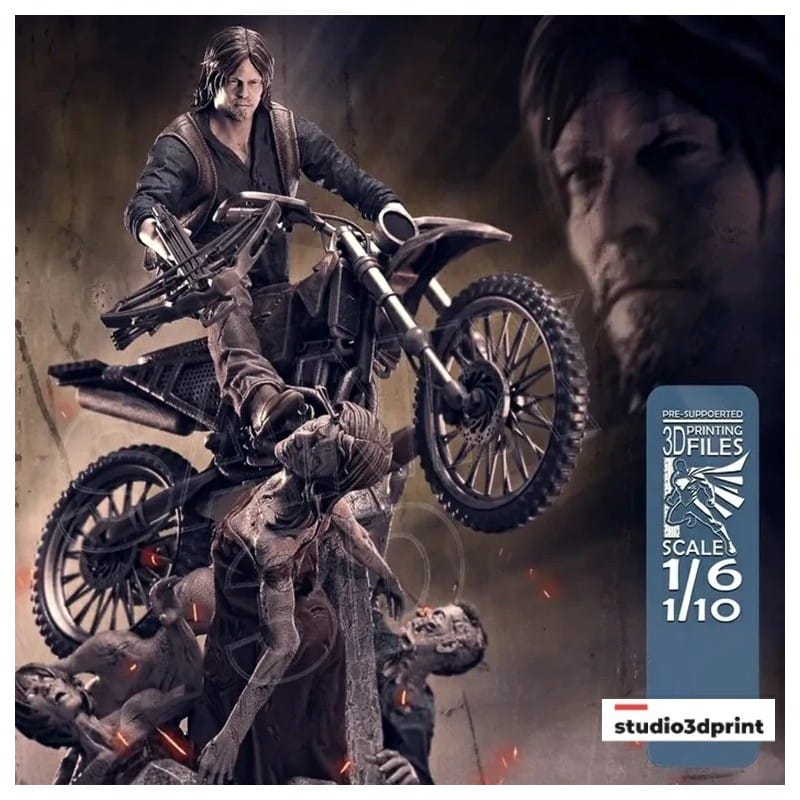 Daryl Dixon The Walking Dead - STL 3D print files