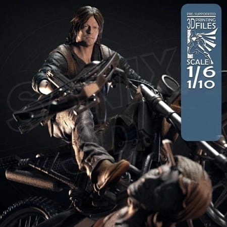 Daryl Dixon The Walking Dead - STL 3D print files