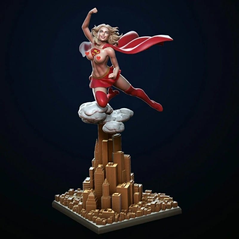 Supergirl Nsfw Stl 3d Print Files