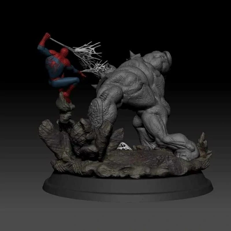 Spider-man vs Rhino - STL 3D print files