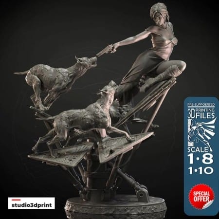 Alice Resident Evil - STL 3D print files