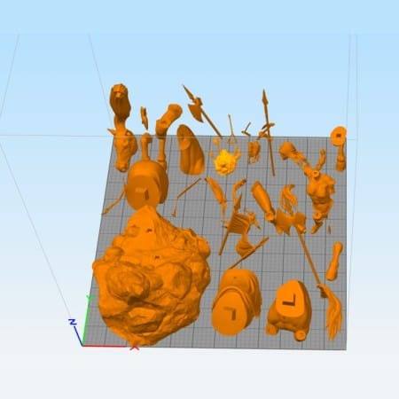 Red Sonja Horse - STL 3D print files