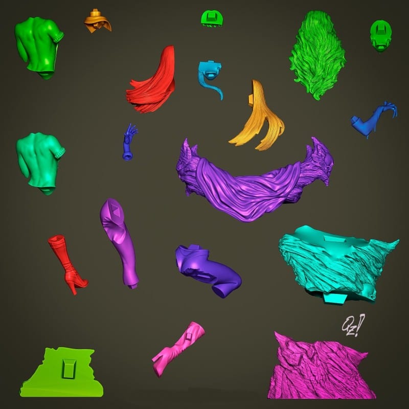 Vampirella + Extra - STL Files for 3D Print