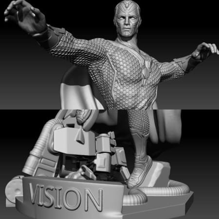 Vision Avengers Infinity War - STL Files for 3D Print