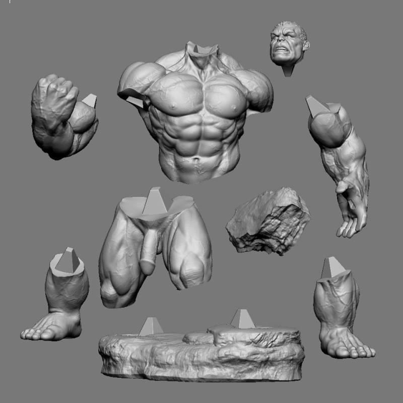 Hulk Nsfw Stl 3d Print Files