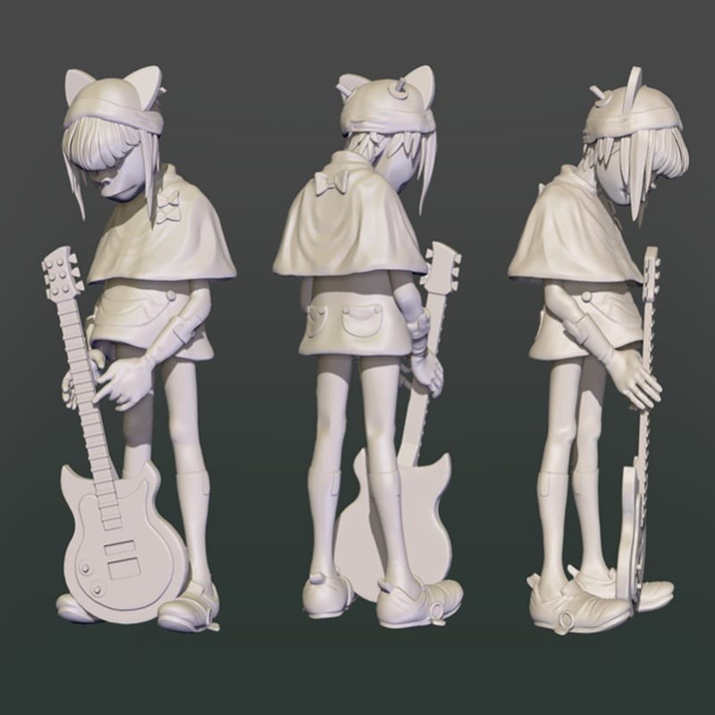 Gorillaz Band - STL 3D print files
