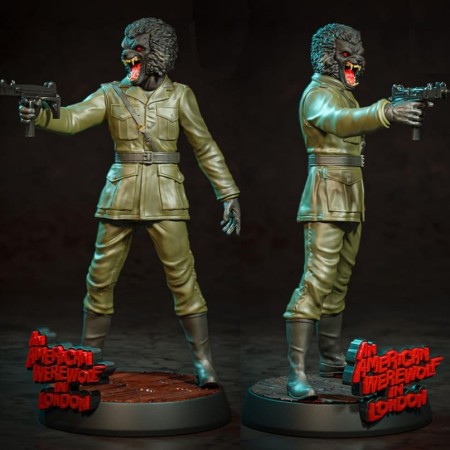 Un hombre lobo americano en Londres Lobos nazis - STL 3D print files